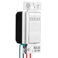 China Single Pole Rocker Paddle Dimmer Switch 120V 150W-600W Load Capacity with 5%-100% Dimming Range for sale