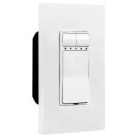 China Single Pole Rocker Paddle Dimmer Switch 120V 150W-600W Load Capacity with 5%-100% Dimming Range for sale