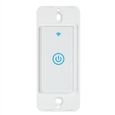 China Single Pole Tuya Smart Switch Wall Mounted Intelligent 240V 10A for sale