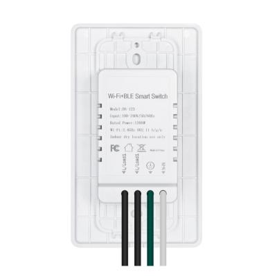 China Single Pole Tuya Smart Switch Wall Mounted Intelligent 240V 10A for sale