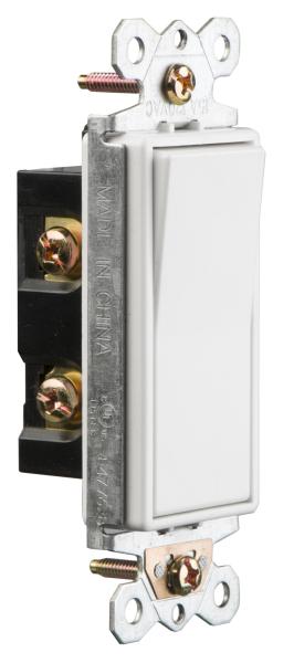 Einpoliger Dekor Schalter Schalter Wandmontiert Standard Grouding 120V