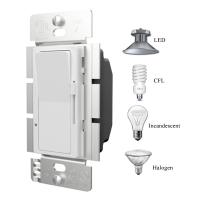 China 110-277V 0-10V LED Dimmer Controller Wall Switch - 150W LED Load, 600W Halogen Capacity for sale
