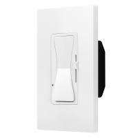 China Single Pole Rocker Paddle Dimmer Switch 120V 150W-600W Load Capacity with 5%-100% Dimming Range for sale
