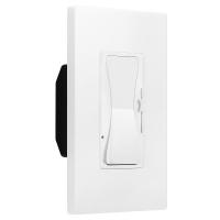 China Single Pole Rocker Paddle Dimmer Switch 120V 150W-600W Load Capacity with 5%-100% Dimming Range for sale