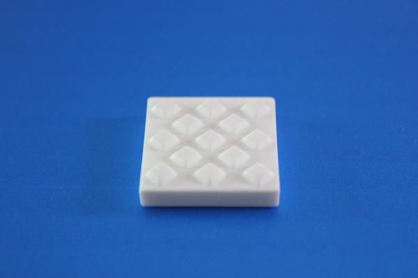 Quality Electrical Insulation Al2O3 Aluminium Ceramic Tile Wear Resistance Heating for sale