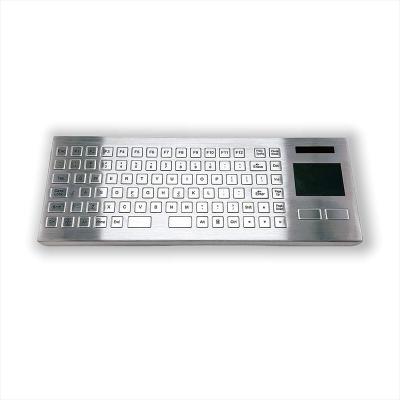 China Draadloos Industrial Desktop Keyboard SUS304 zilver Op maat gemaakte talen Te koop