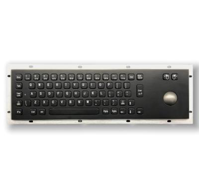China Roestvrij staal Mechanische industriële pc-toetsenbord met trackball onderhoudsvrij Te koop