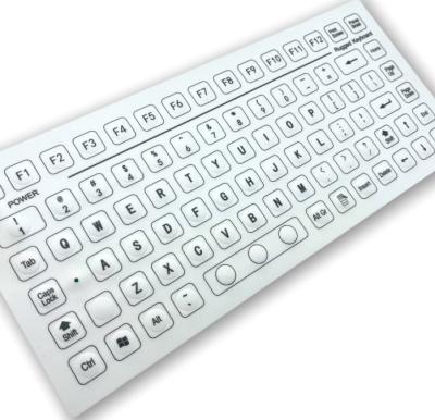 China IP67 85 Sleutels Industrieel membraan toetsenbord Antistatisch waterdicht stofdicht Achterpaneel gemonteerd bij -40°C Te koop