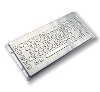 Chine Clavier en acier inoxydable IP65 imperméable à l'eau SUS304 Conception compacte Clavier de taille MINI Panneau arrière monté à -40°C à vendre