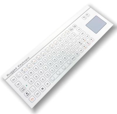 China IP67 surface Industrial Membrane Keyboard integrating TouchPad One Piece Matte Membrane On Top Front Panel Mounted -40℃ for sale