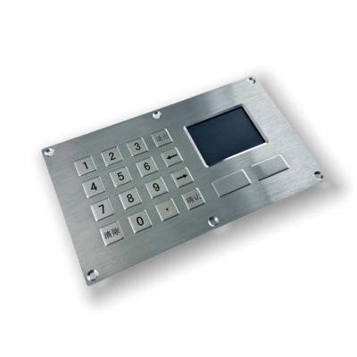 Chine IP65/IK07 Résistant à l'eau/à la poussière clavier industriel en acier inoxydable intégré avec interface USB TouchPad à vendre