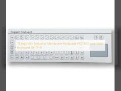 71 toetsen Mini Industrial Membrane Keyboard IP67 IK07 Anti-Static Keyboard F8-TP-B