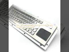 Clavier industriel IP65 / IK07 avec pavé tactile SUS304 en acier inoxydable personnalisé
