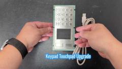 16 keys stainless steel keypad with touchpad