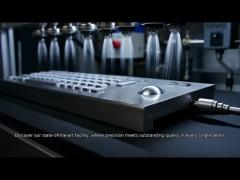 Industrial Waterproof Stainless Steel Keyboard with Trackball