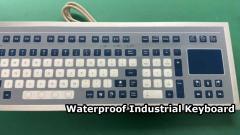 Industrial membrane keyboard with touchpad IP67 waterproof