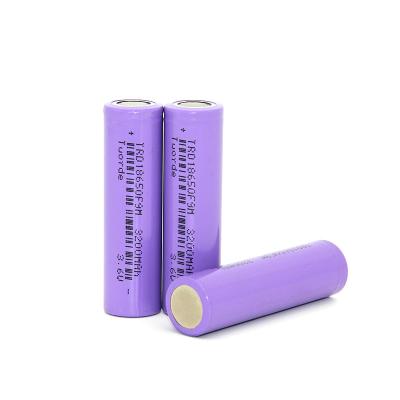 China Lightweight Compact 18650 Lithium Battery Cell 3200mAh 3.6V 3C for sale