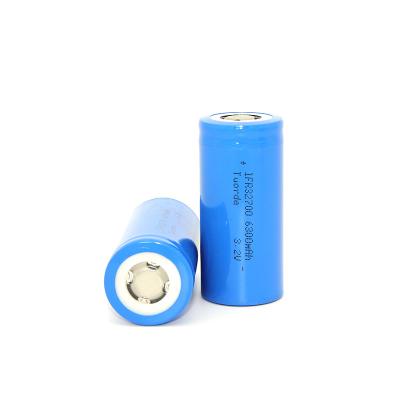China Energy Efficient 32700 Battery Cell , 6300mAh LiFePo4 Battery Cell For Electric Tools for sale