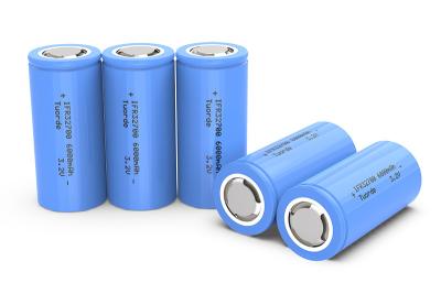 32700 Lithium-Ionen-Batteriezelle 3.2V 6000mAh 3C Entladung LiFePO4