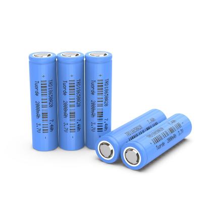 中国 UN38.3 リチウム18650 再充電電池,BMS 2000mAh リチウム電池 販売のため