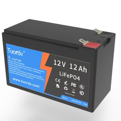 China Bateria de ciclo profundo de iões de lítio de 12 V e 12 Ah à venda