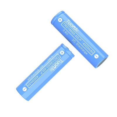 Betrouwbare Lithium Ion 18650 oplaadbare batterij 4000mAh 2C met volledige bescherming