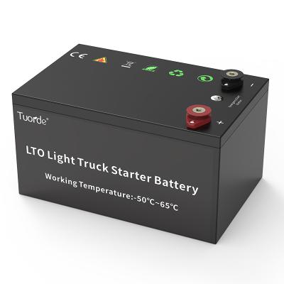 China LTO lage temperatuur 24V 27AH Truck Starter Battery voor lichte vrachtwagens en bussen Te koop
