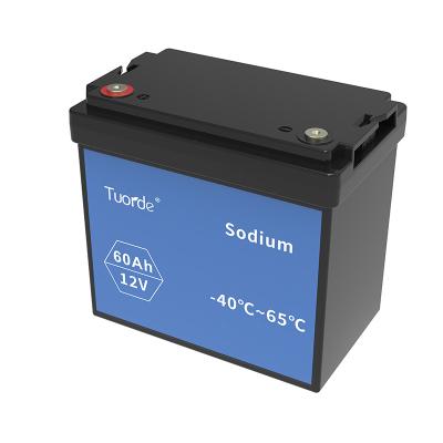 12V 60Ah 720KWh ナトリウムイオン低温UPSバッテリー