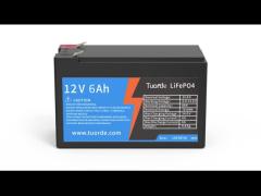 Batería de ciclo profundo Lifepo4 personalizada, batería AGV Lifepo4 de 12V 6Ah