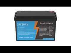 Batería de ciclo profundo de litio resistente al polvo, batería de almacenamiento de ciclo profundo de 24V 50Ah