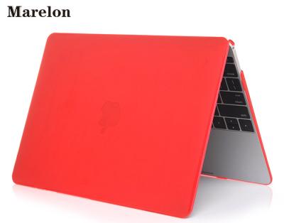 China Red PC Mac Crystal Case High Temperature Resistance Prevent Accidentally Dropped for sale