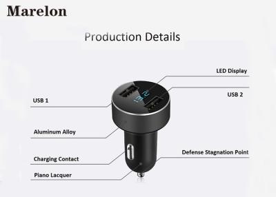 China Intelligent Android Car Charger / Iphone Car Adapter Against Short Circuiting for sale