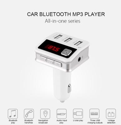 Cina Caricatore caricatore/3 di USB dell'automobile di Bluetooth del lettore con frequenza completa di FM in vendita