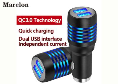 China QC3.0 Quick USB Car Charger Strong Compatibility Independent Current Outputs for sale
