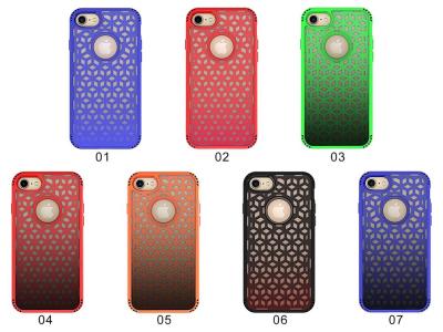 China De Telefoongeval van de gradiëntkleur TPU Hybride Beschermende 4,7 Duim voor Iphone 7 Te koop
