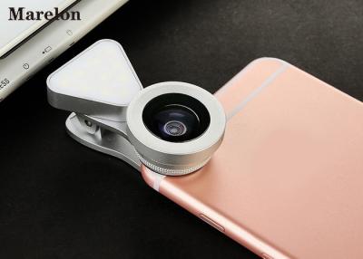 Cina Macro torcia elettrica universale a clip della lente LED di Selfie del telefono con i 140 gradi grandangolari in vendita