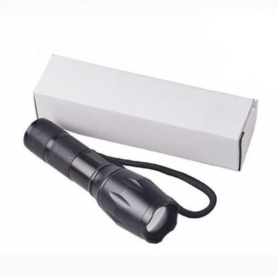 中国 AAA 18650電池の懐中電燈、T6アルミニウムZoomable戦術的なLEDの懐中電燈 販売のため