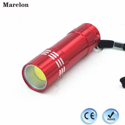 China a espiga do peso 45g conduziu a lanterna elétrica da tocha, mini lanterna elétrica do diodo emissor de luz com correia à venda