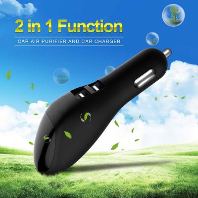 China Intelligent LED USB Car Charger Air Freshener 103 Mm X 33 Mm X 32 Mm Size for sale