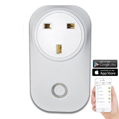 China De Machtsstop van afstandsbedieningwifi, de Slimme Contactdoos van WiFi met USB-Machtshaven Te koop