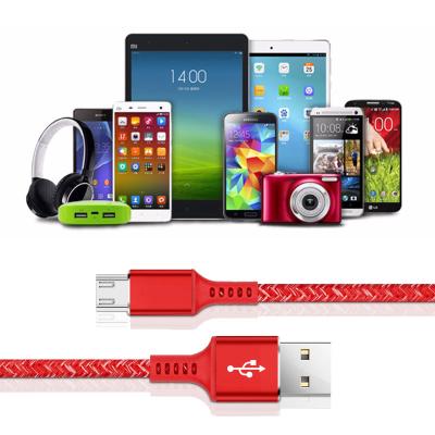 China El cable micro de la carga por USB garantía del año de la talla 1 de 1 metro con el alambre de cobre puro hace frente en venta