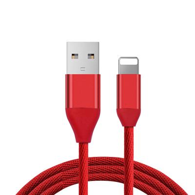中国 ナイロン編みこみのUSBのデータ ケーブル、IPhone 6S/IPhone XのためのUSBの充満ケーブル 販売のため
