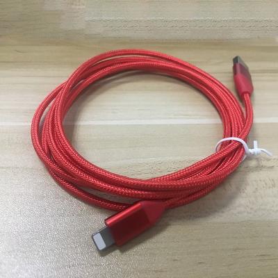 中国 ナイロン編みこみのUSBのデータ ケーブル、IPhone 6S/IPhone XのためのUSBの充満ケーブル 販売のため