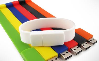 Cina Memoria flash del Usb del braccialetto del silicone, azionamento dell'istantaneo di capacità elevata di polsino 4GB in vendita