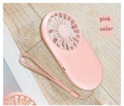 China Mini portable usb handheld rechargeable fan with lanyard strap, Customized promotional gifts Fan for sale