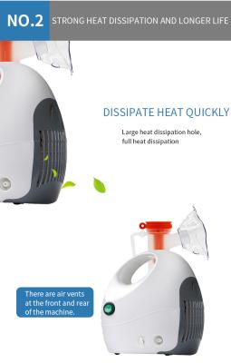 中国 SGSの医学の電気噴霧器機械、1.2KG吸入器のピストン圧縮機の噴霧器 販売のため