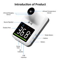 China Wall Mounted Infrared Forehead Thermometer High Accurate Automatic for sale