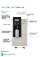 China Continuous Flow 3L 5L Portable Oxygen Concentrator Machine for sale