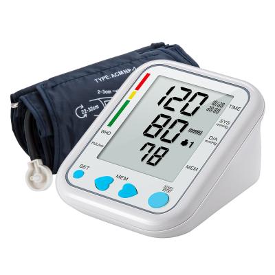 China Medical Smart Electronic BP Monitor , Digital Upper Arm Blood Pressure Monitor With Cuff for sale