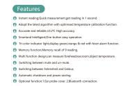 China Multifunction Contactless Digital Infrared Baby Thermometer 1 Second for sale